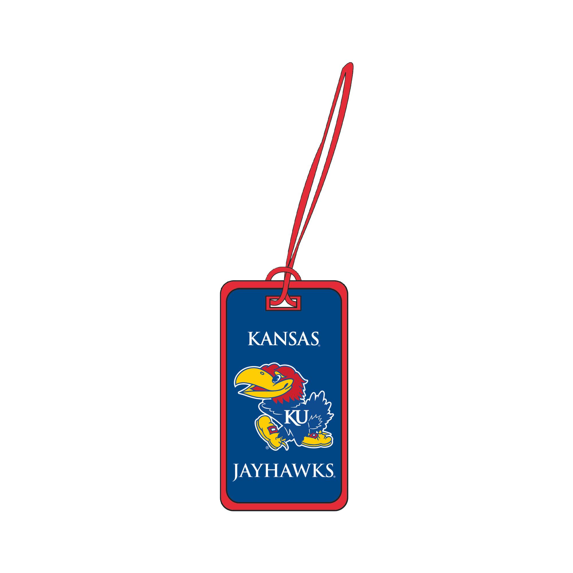 Kansas Jayhawk Luggage Tag