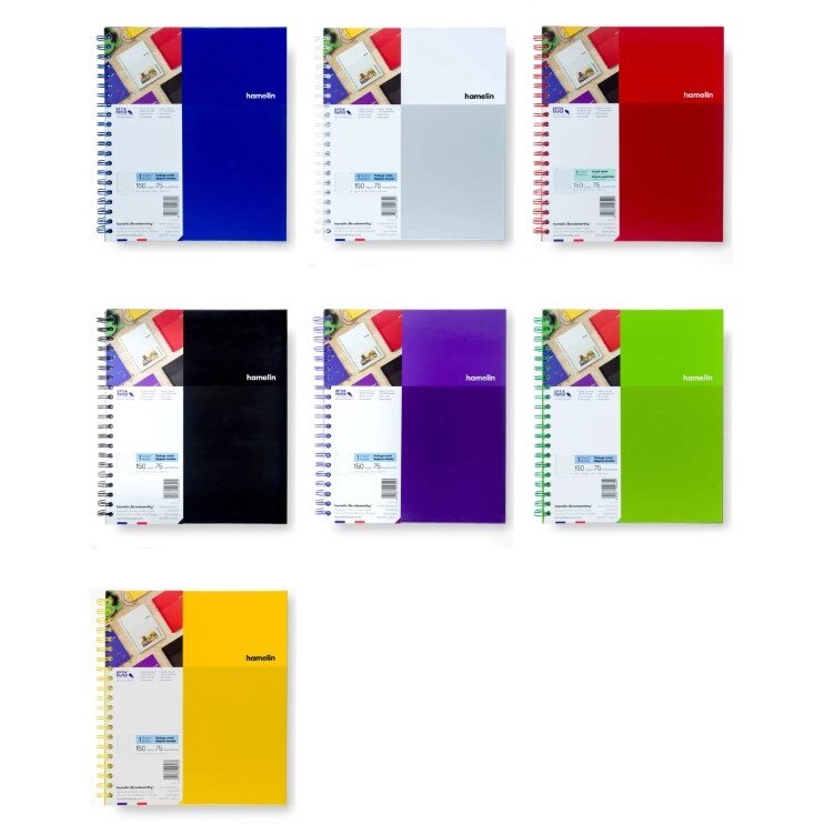 Hamelin 1 Subject Lined College Ruled Spiral Notebook