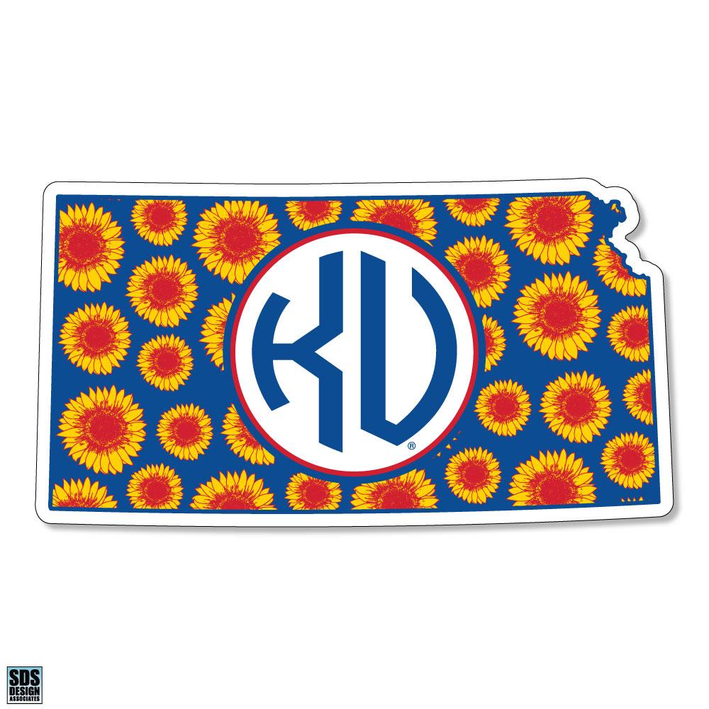 KU Sunflower State Sticker