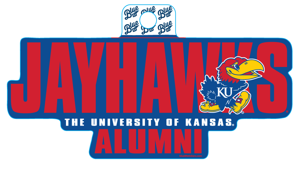 Jayhawks University of Kansas Alumni Sticker