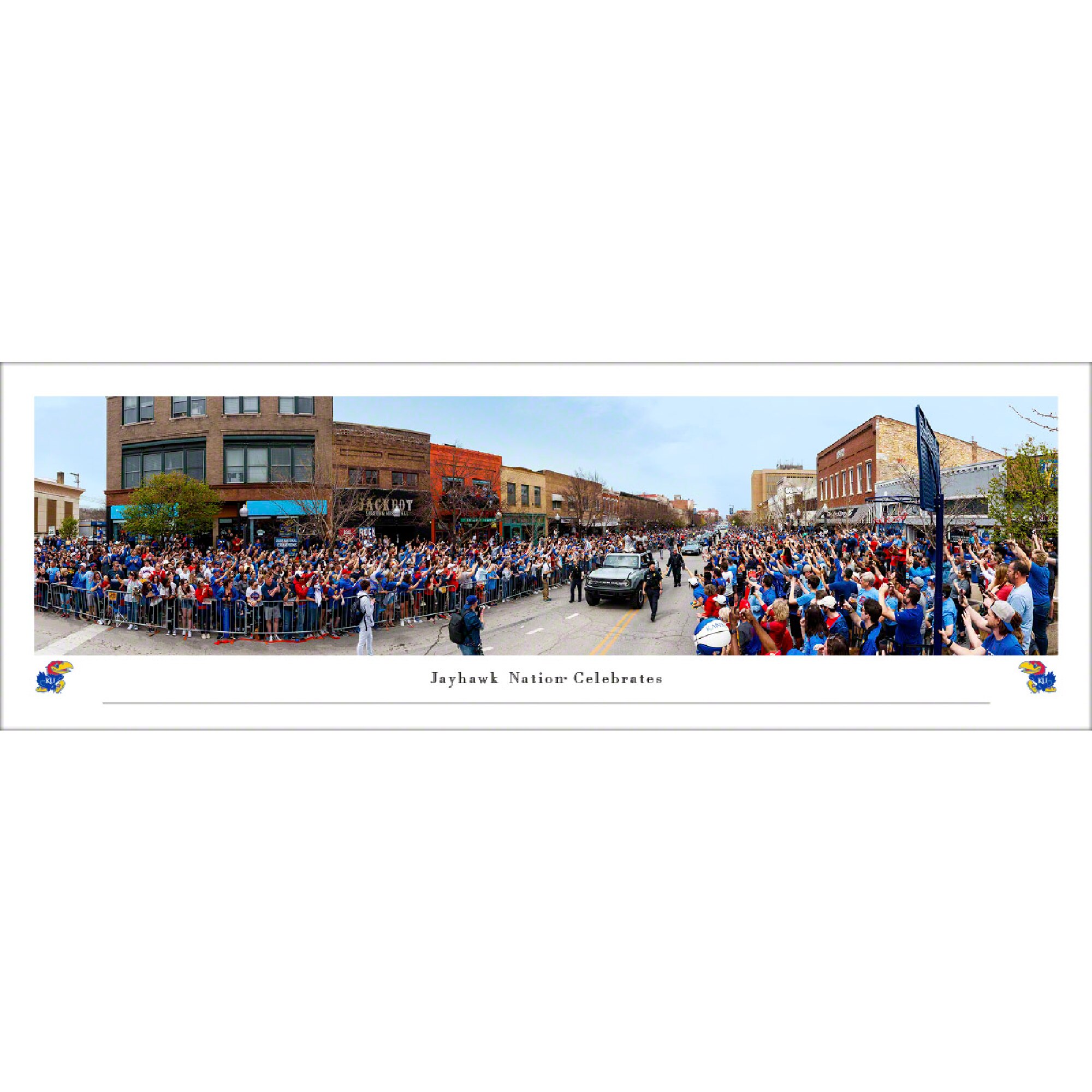 Jayhawk Nation Parade Celebration Panoramic - TUBED