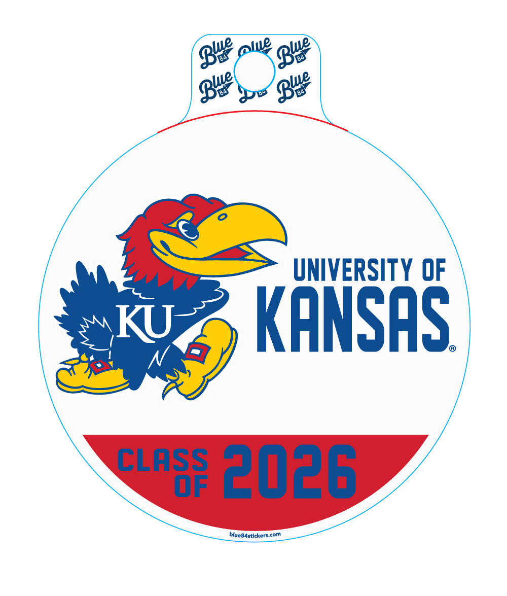 Circular Kansas Class of 2026 Sticker