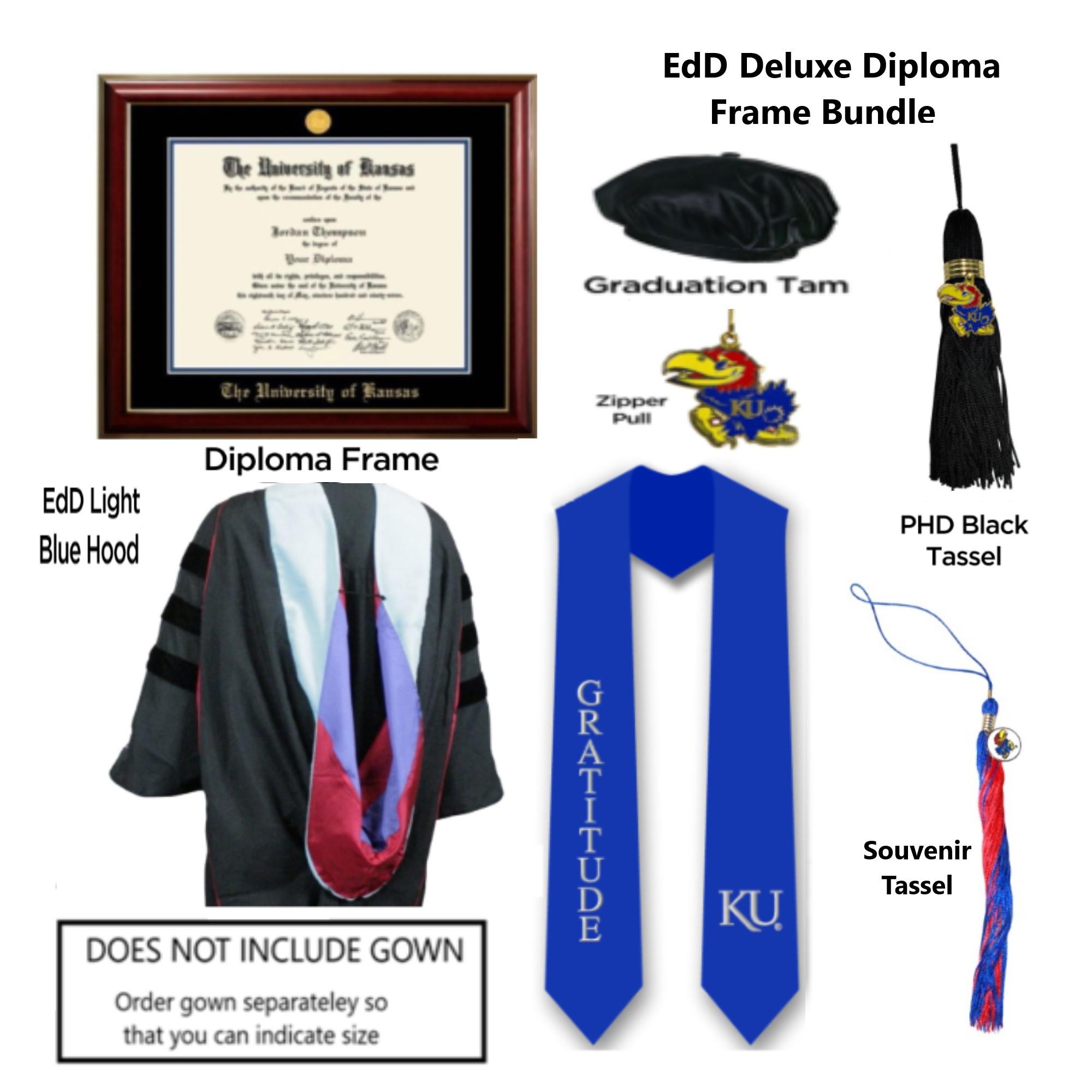 EdD Deluxe Diploma Frame Bundle
