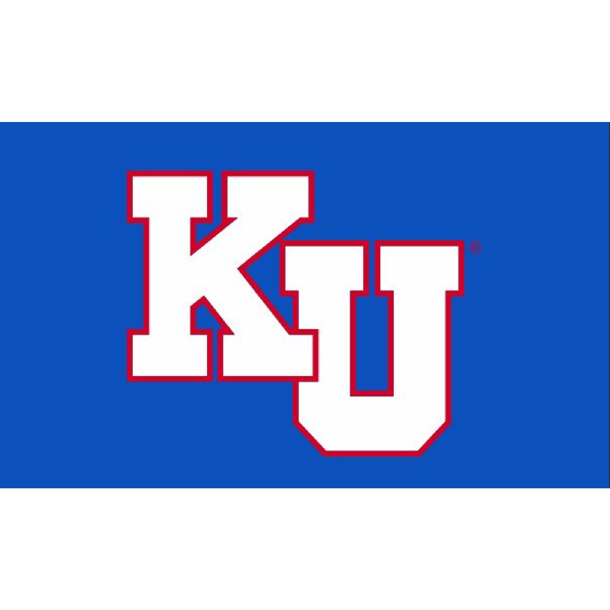 2' x 3' KU Royal Sleeve Flag