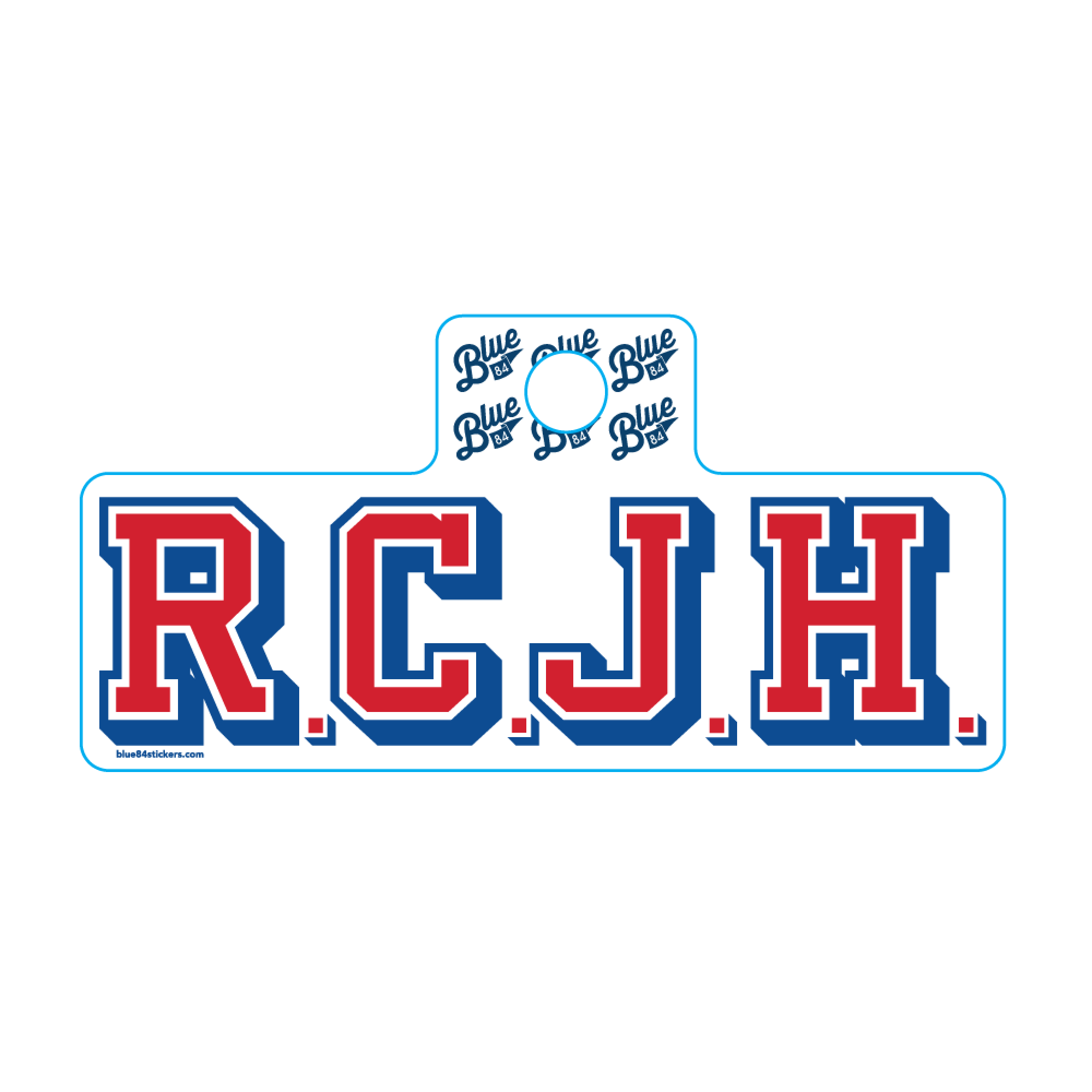 Rock Chalk Jayhawk Sticker