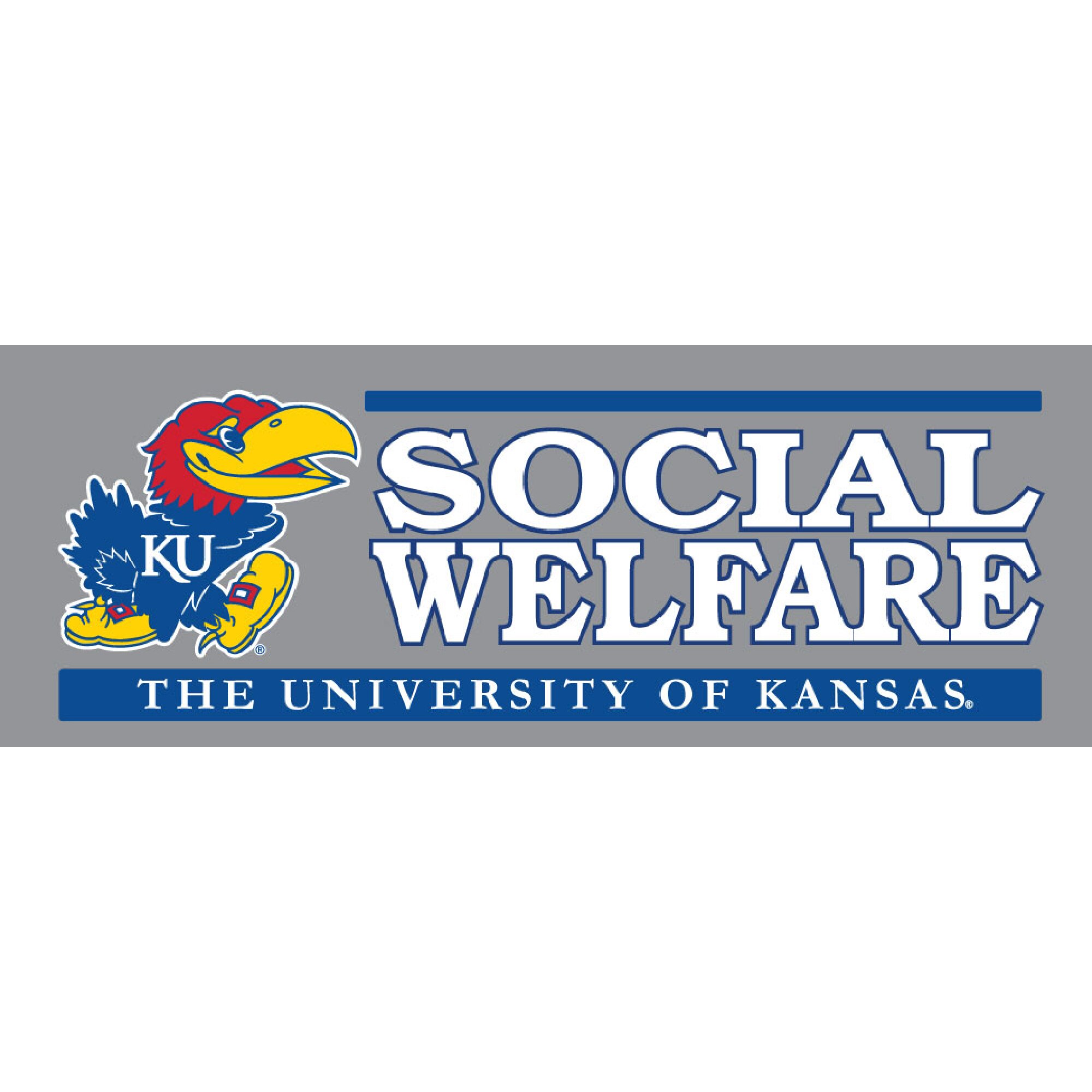 KU School of Social Welfare 6"x2" Cling