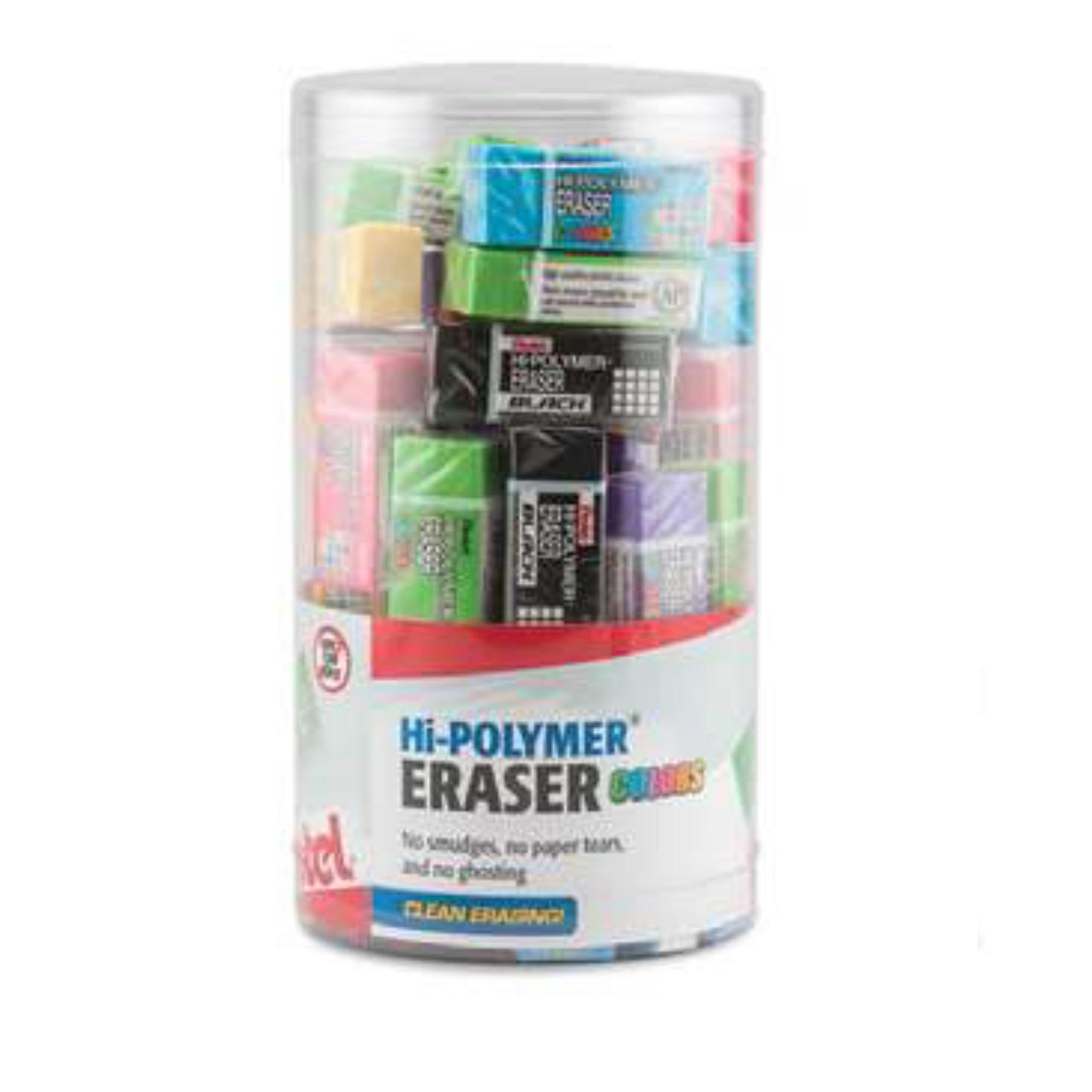Pentel Hi-Polymer Eraser Small Assorted Colors