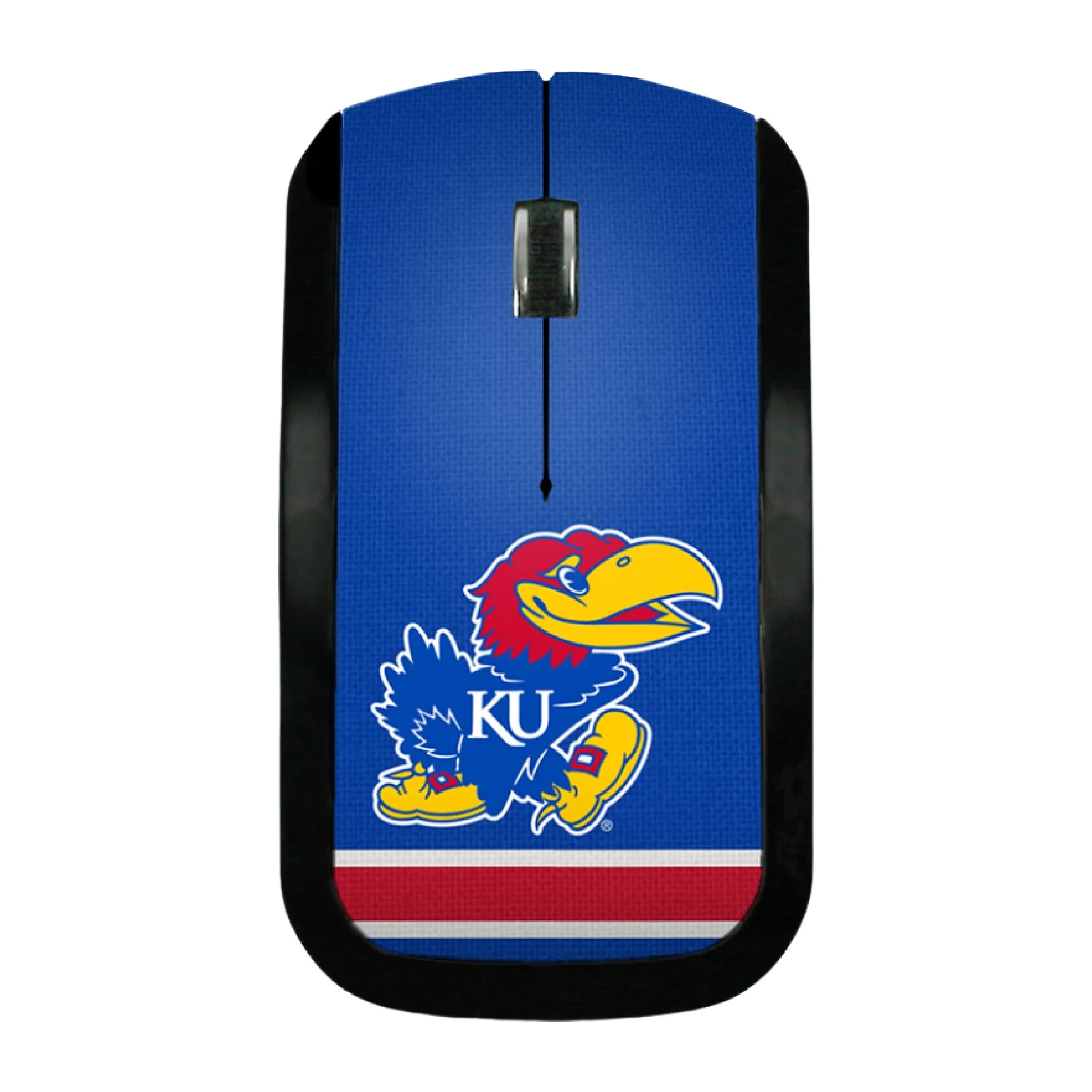 Jayhawk Striped Wireless USB Mouse