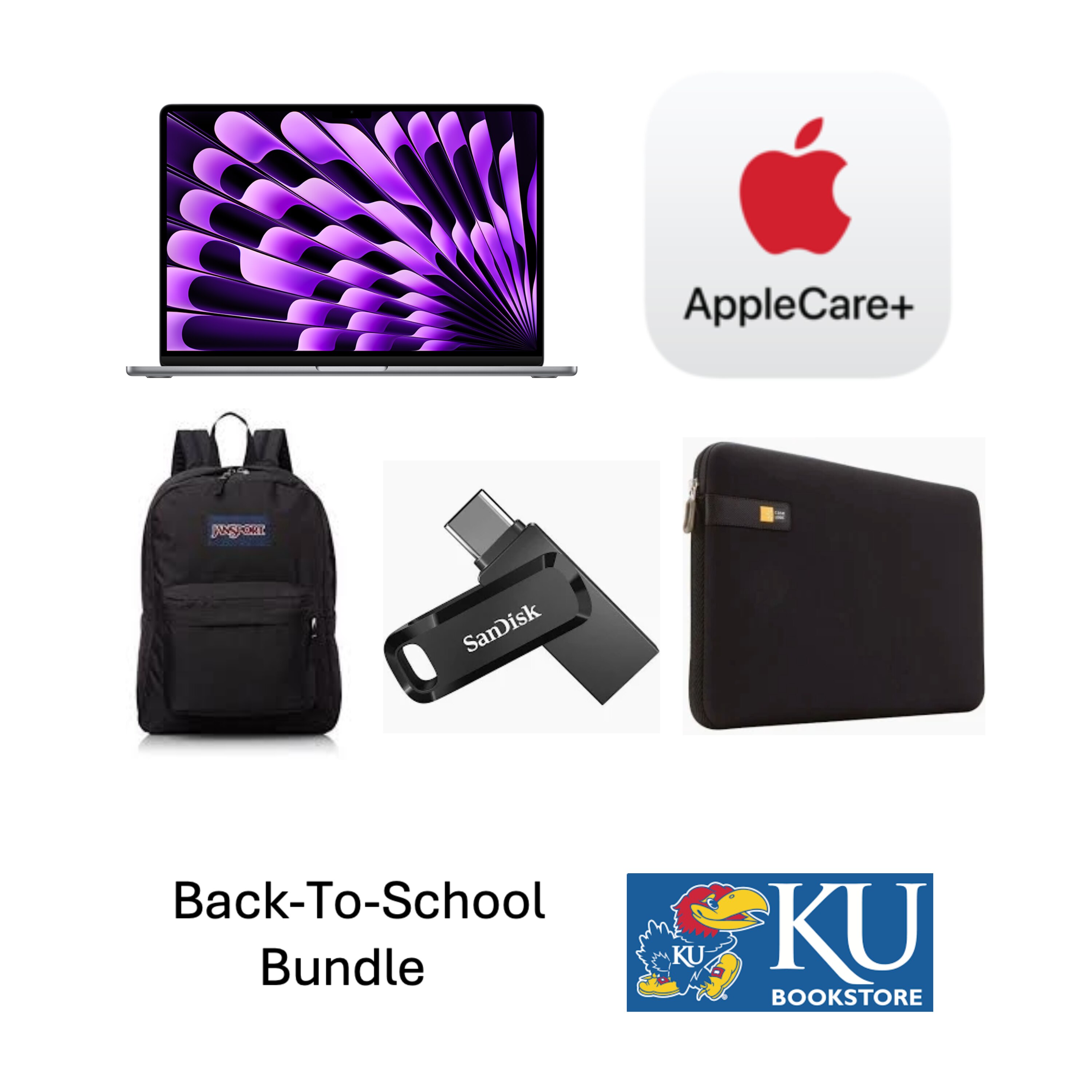 15-inch MacBook Air M3 Space Gray Bundle: 16GB RAM, 512GB SSD
