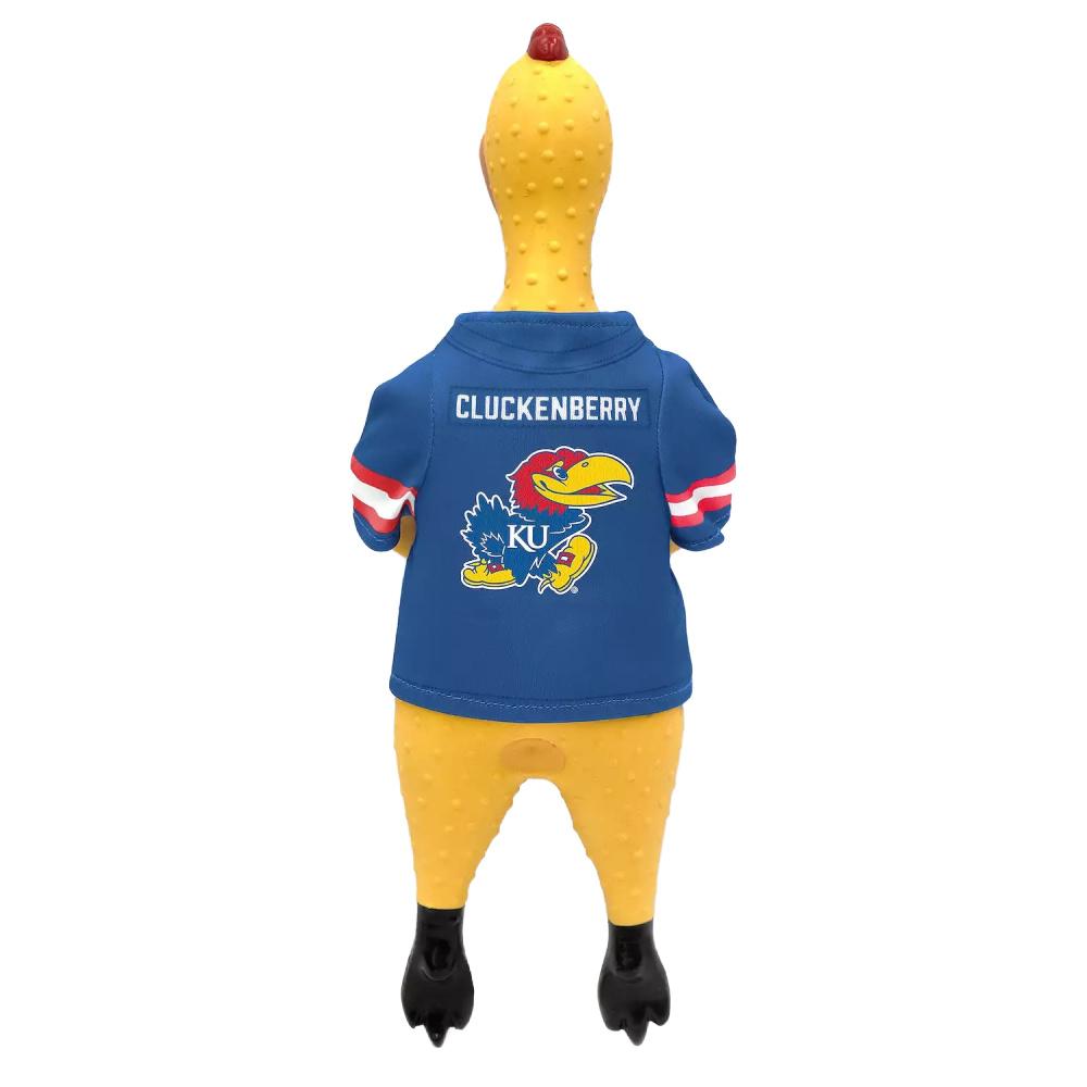 Jayhawk Rubber Chicken Toy