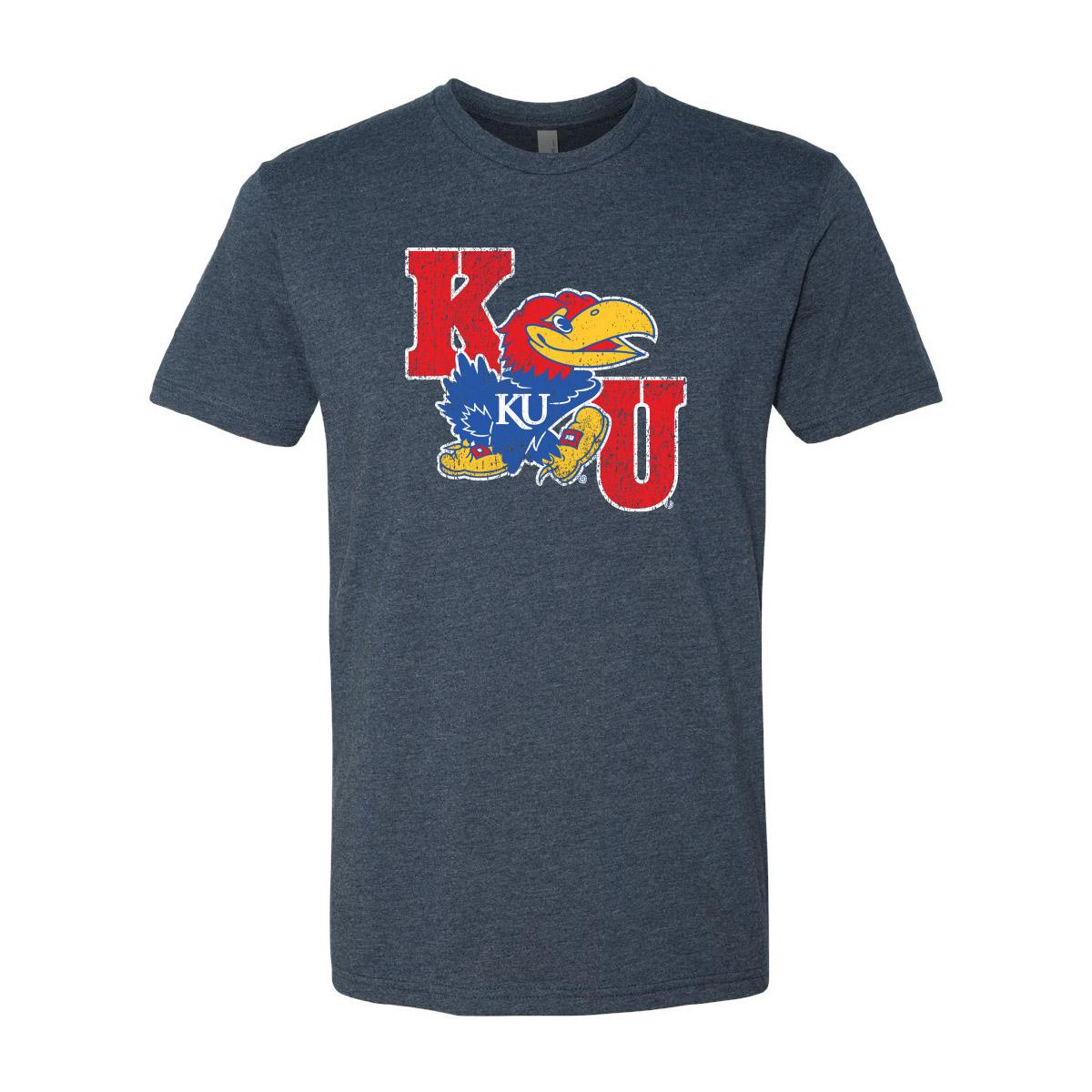 Stacked KU Jayhawk Tee