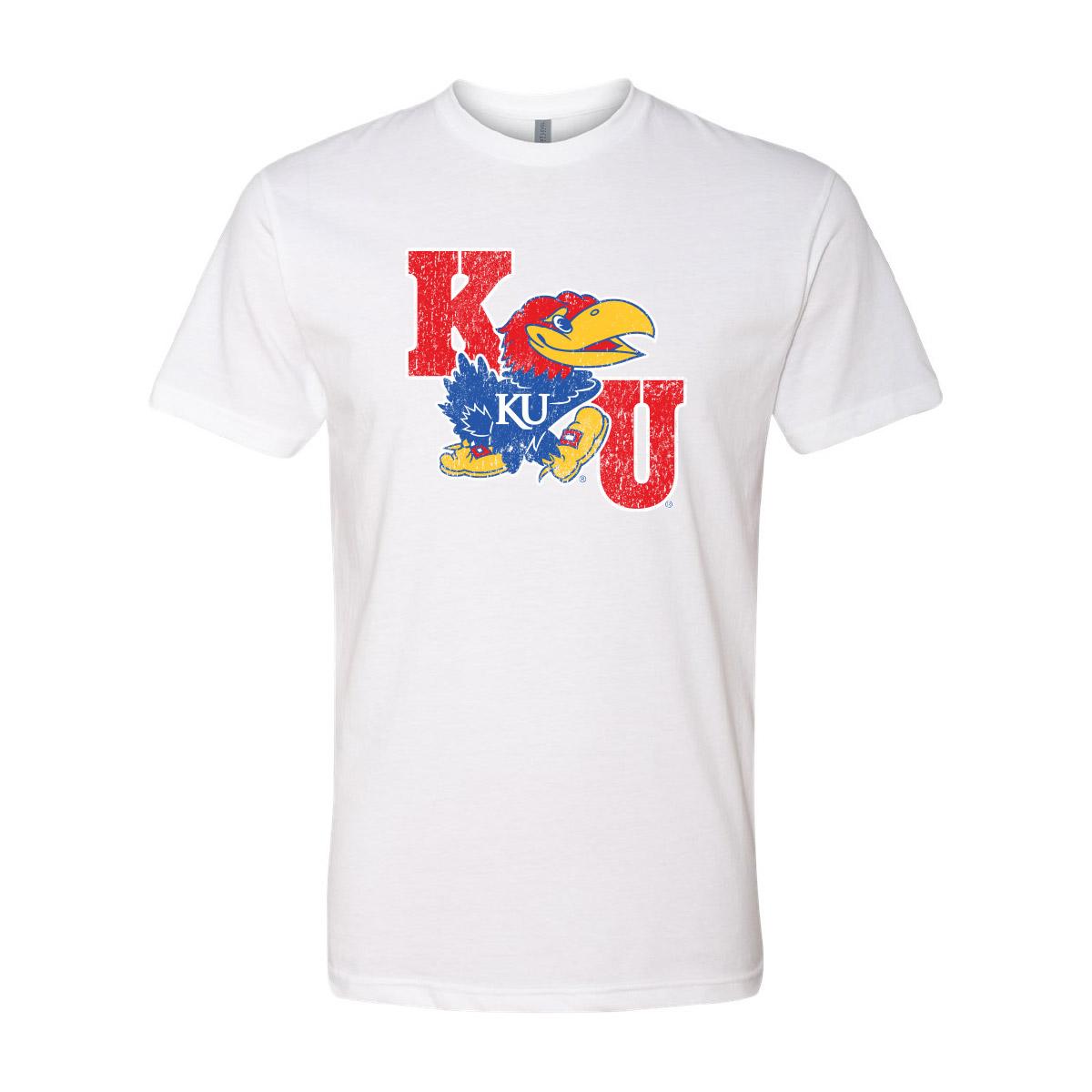 Stacked KU Jayhawk Tee