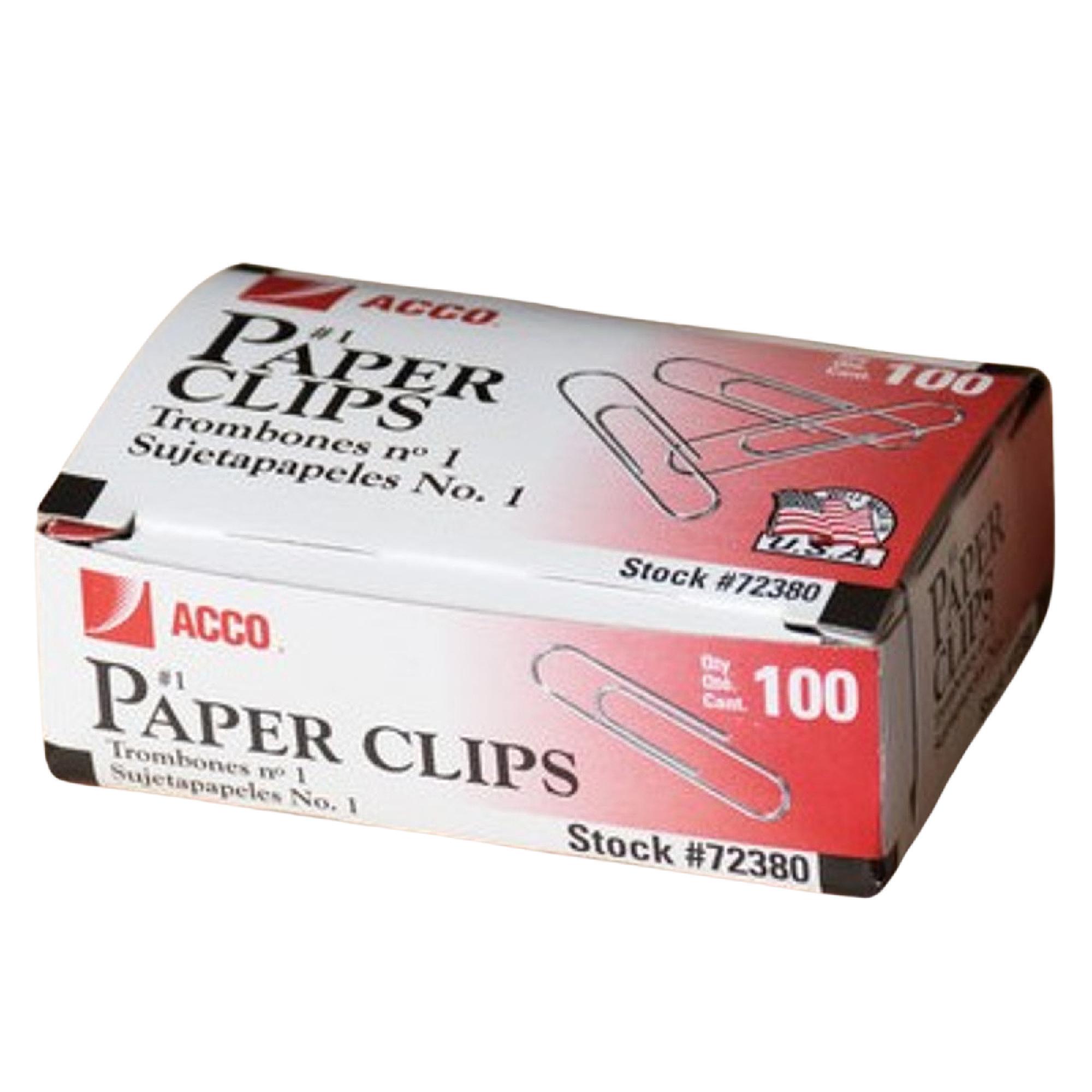 Clips Paper Clips Box/100