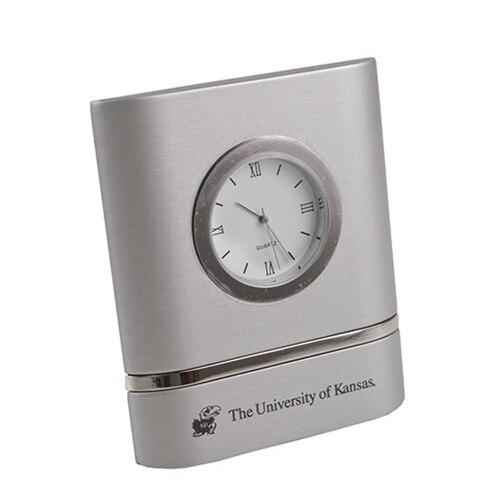 University of Kansas Trillium Desk Clock