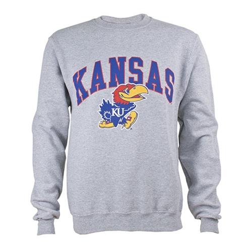 Kansas Jayhawks Crewneck Fleece Sweatshirt
