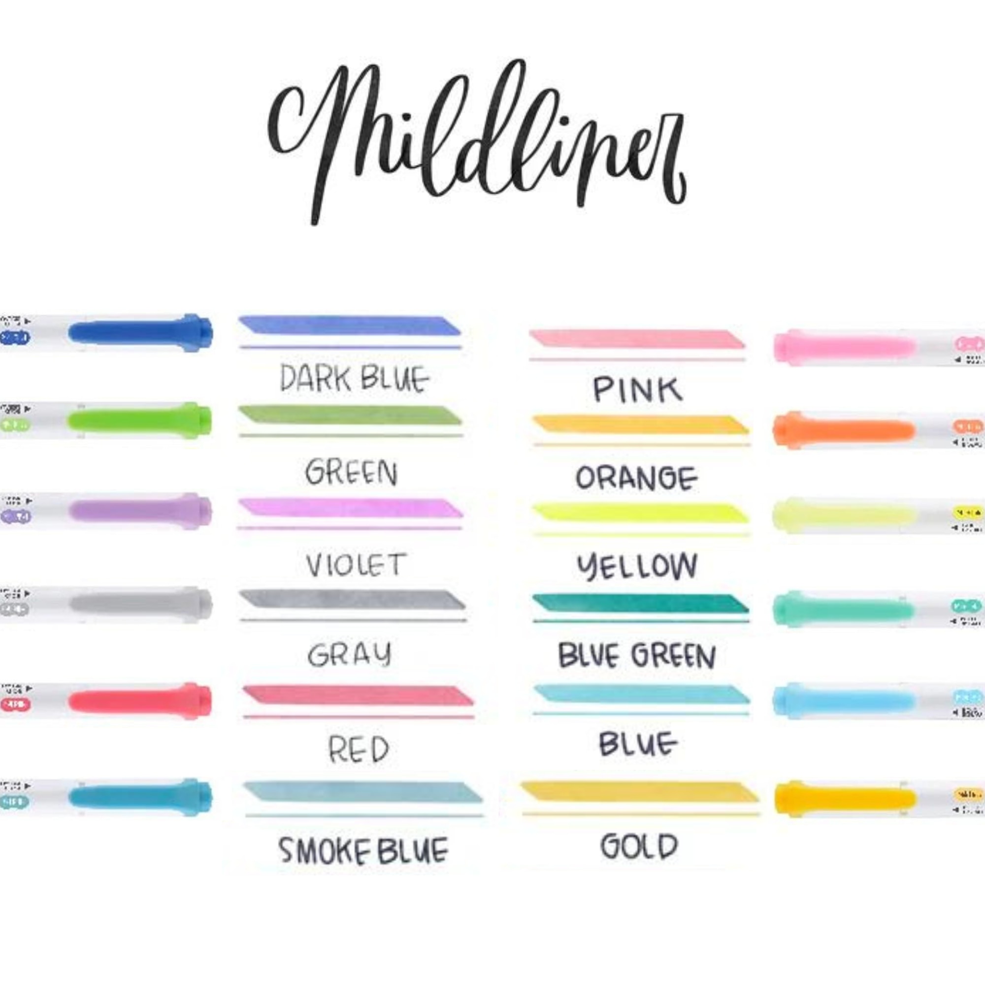 Zebra Mildliner Dual Ended Pastel Highlighter