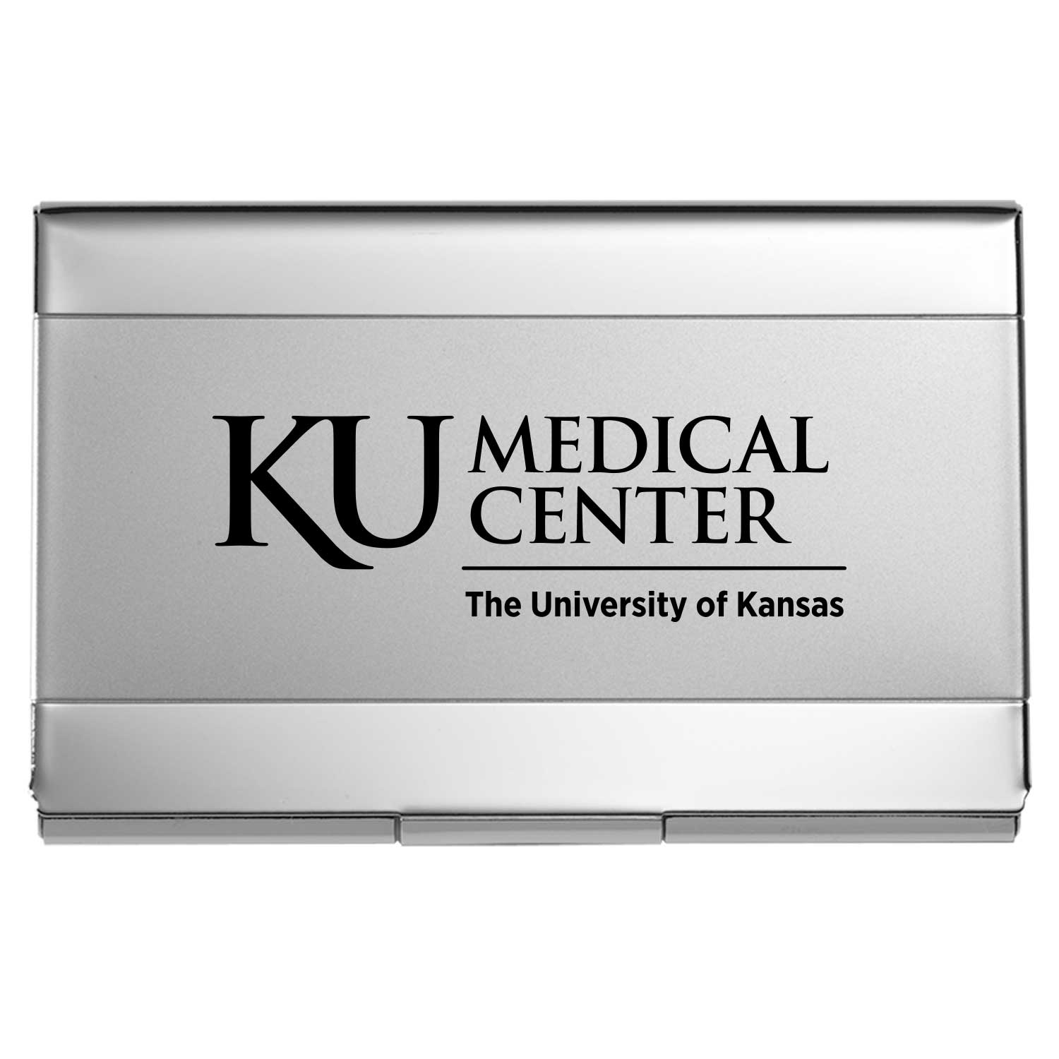 KUMC Nickel Business Card Holder